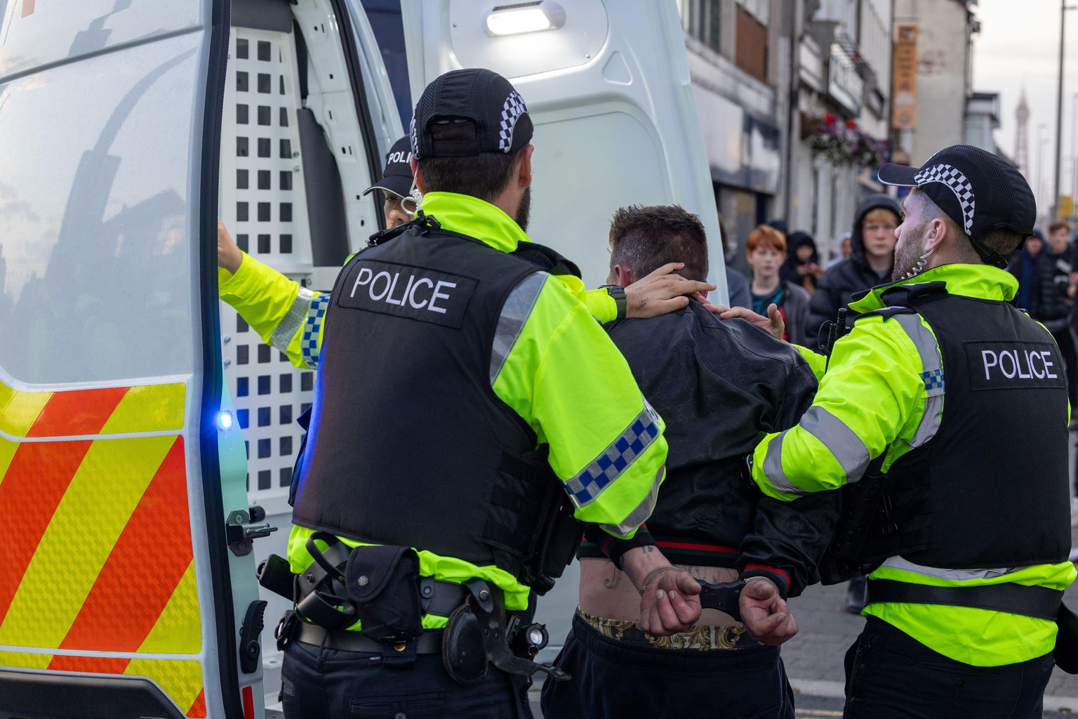 Five people charged over violent disorder in Lancashire