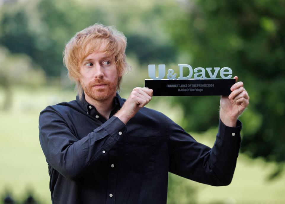 Comedian marks decade at the Fringe with award for best joke | News ...