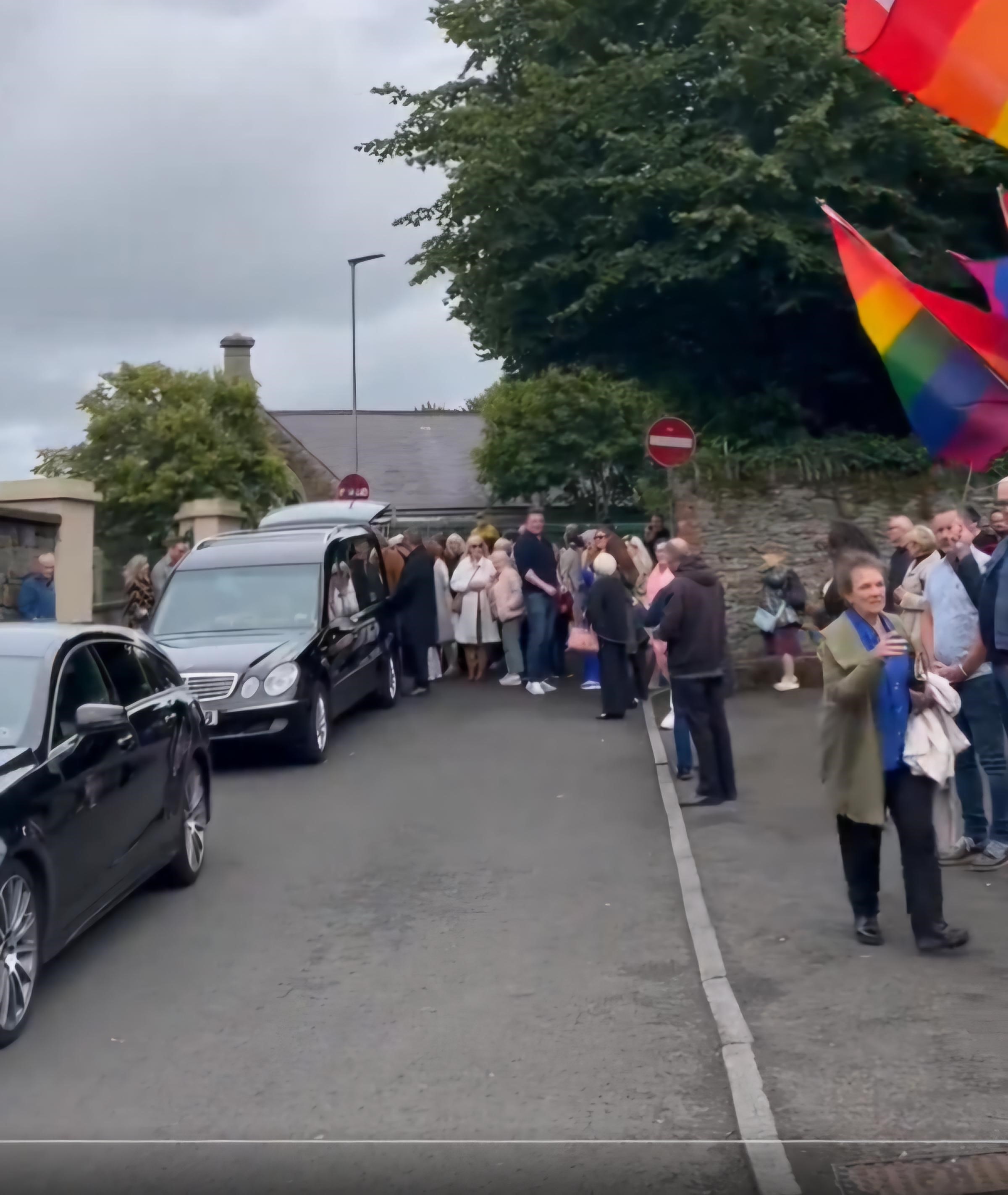 The funeral of Nell McCafferty's taken place in Derry