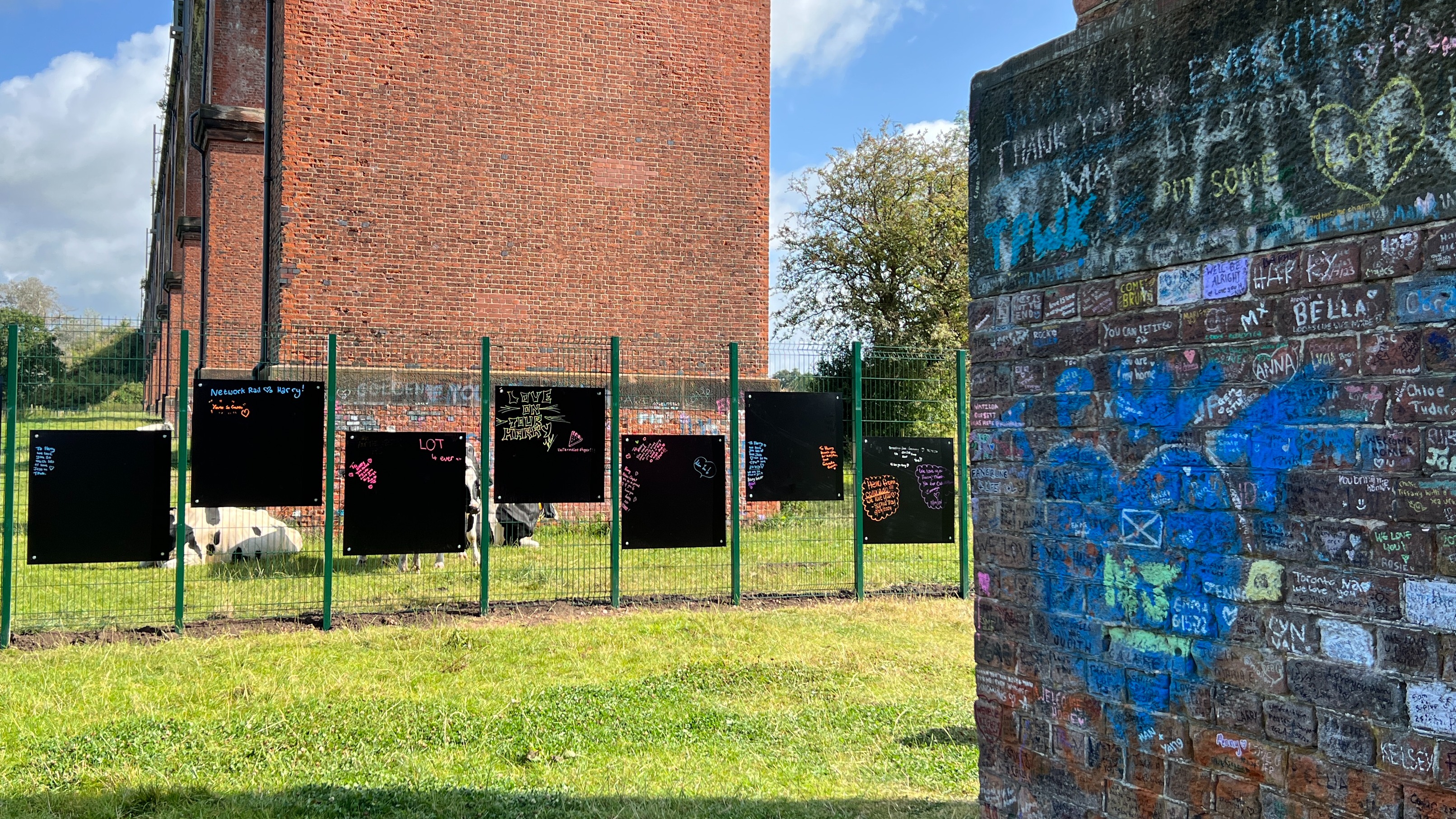 'Harry Styles' wall unveiled in Holmes Chapel