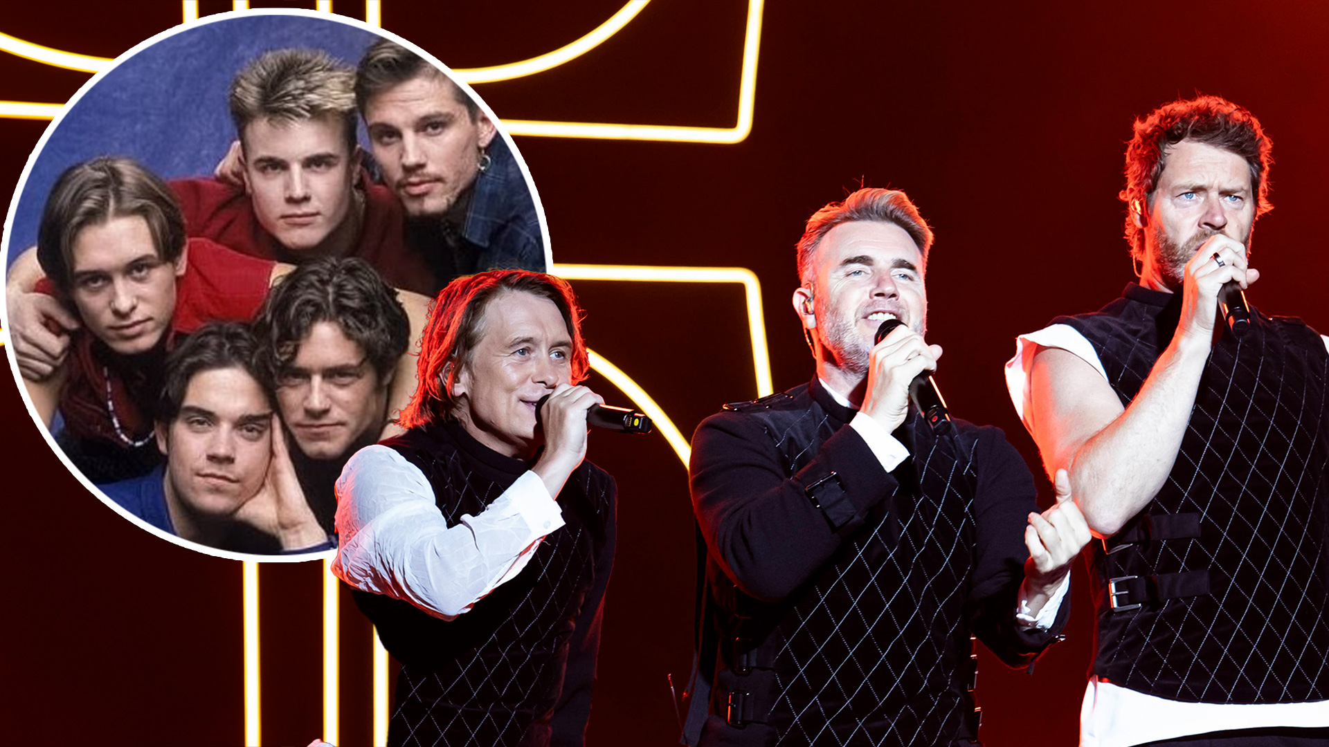 Take That share throwback photos and tease exciting announcement