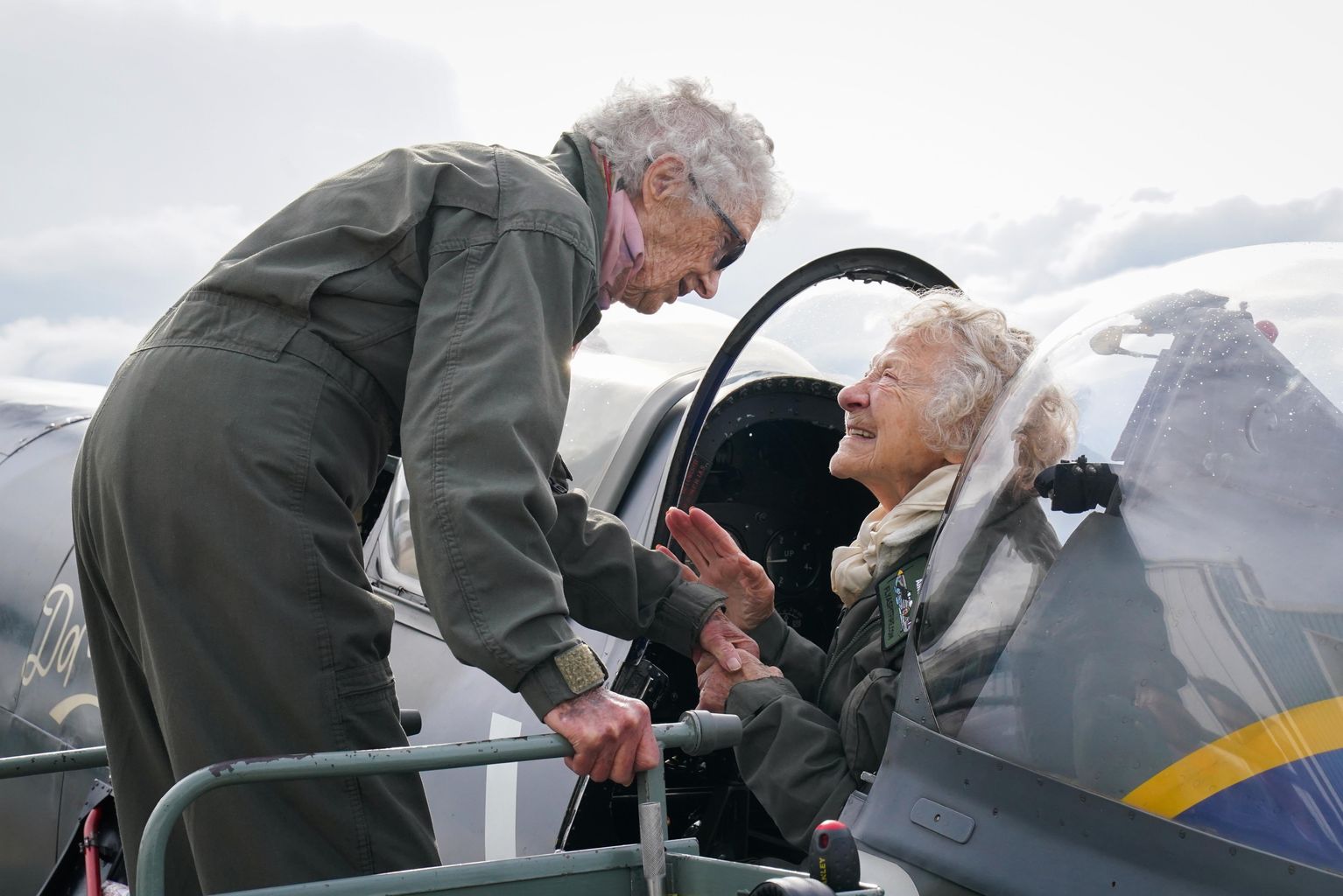 Second World War Veterans Celebrate 100th Birthdays In Spitfires