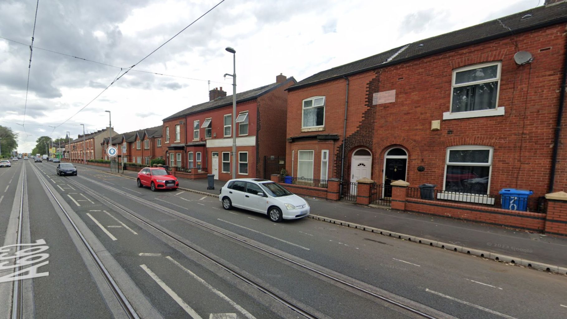 Suspected gas explosion damages terraced house in east Manchester