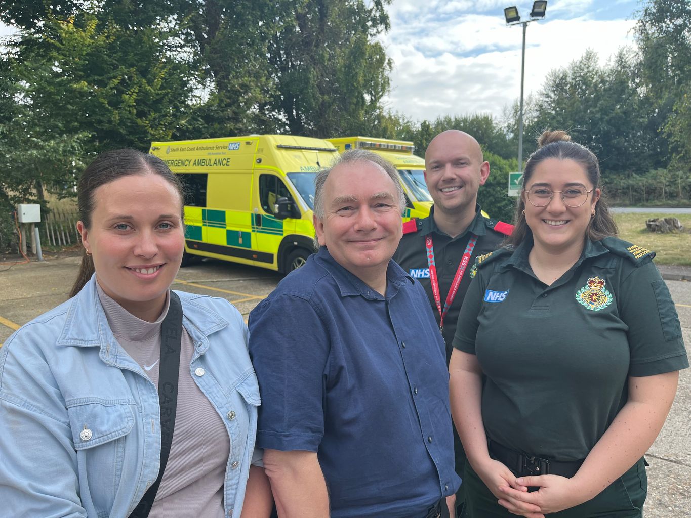 Woking man meets the team that saved his life | News - Greatest Hits ...