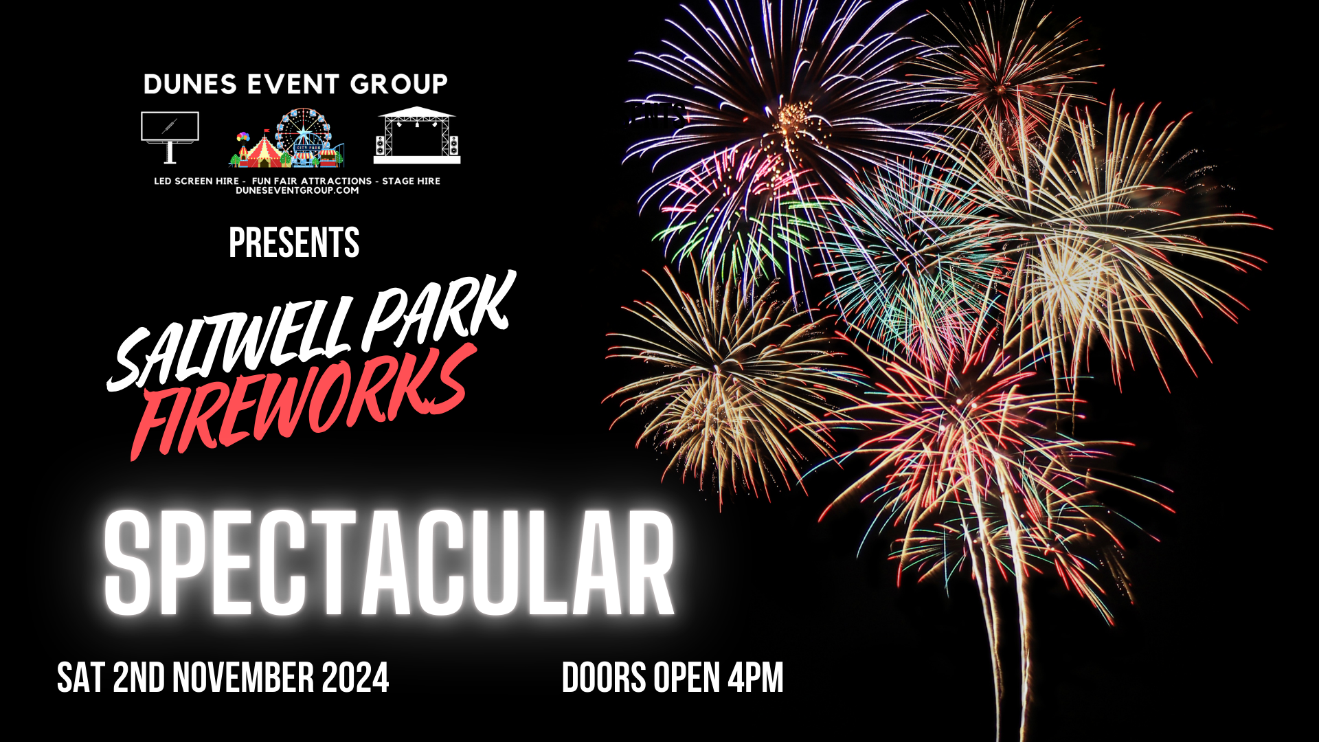 Saltwell Park Fireworks Spectacular 2024: The Event You Can’t Miss ...