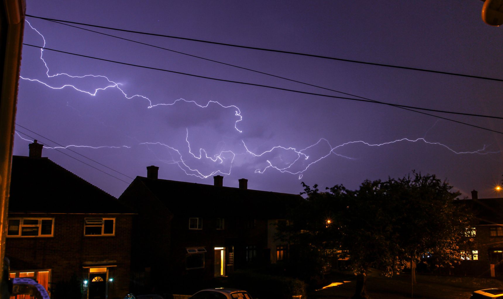 Several Derbyshire homes affected after lightning strike cuts off power