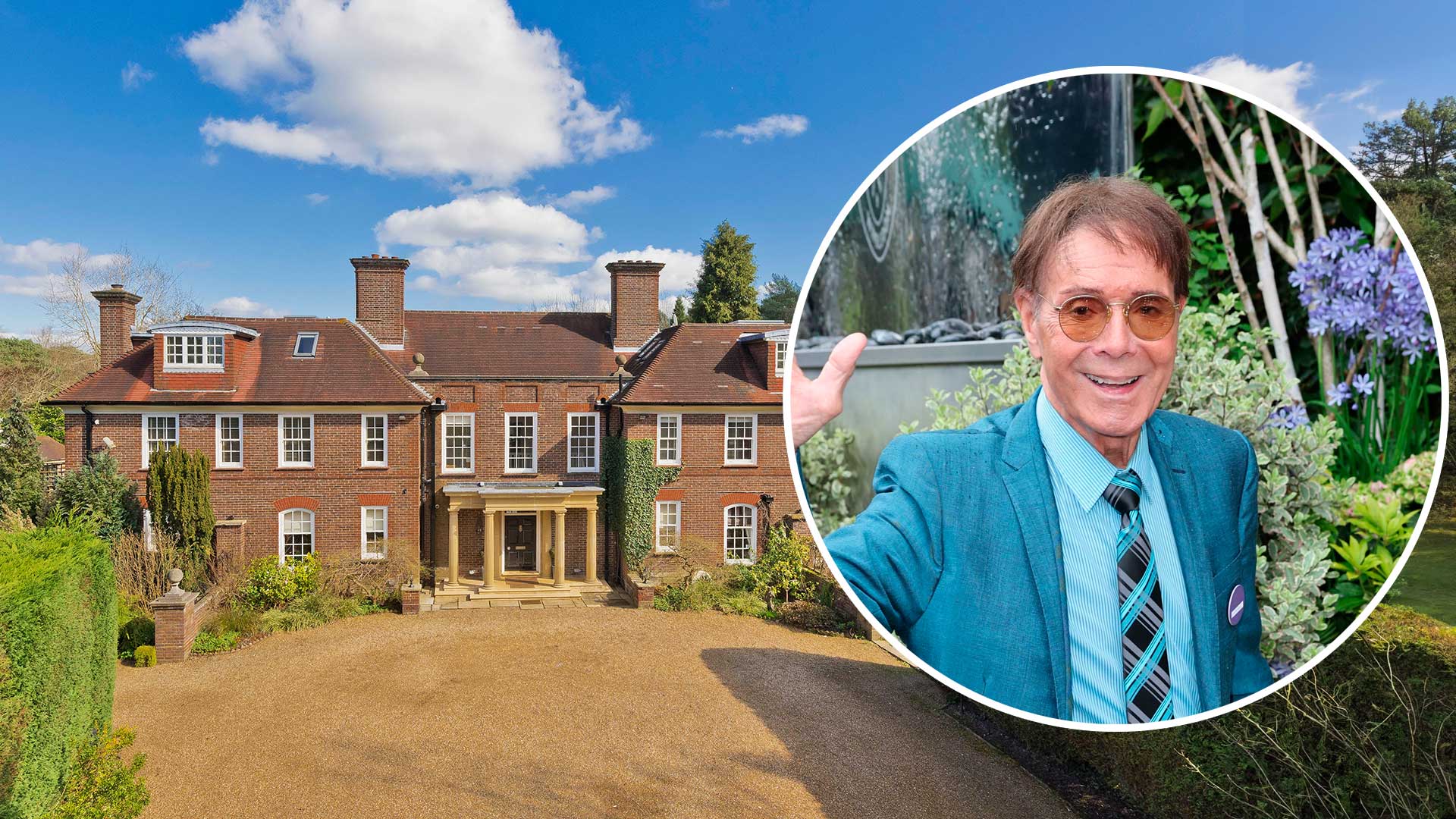 Sir Cliff Richard's former Surrey home is up for sale