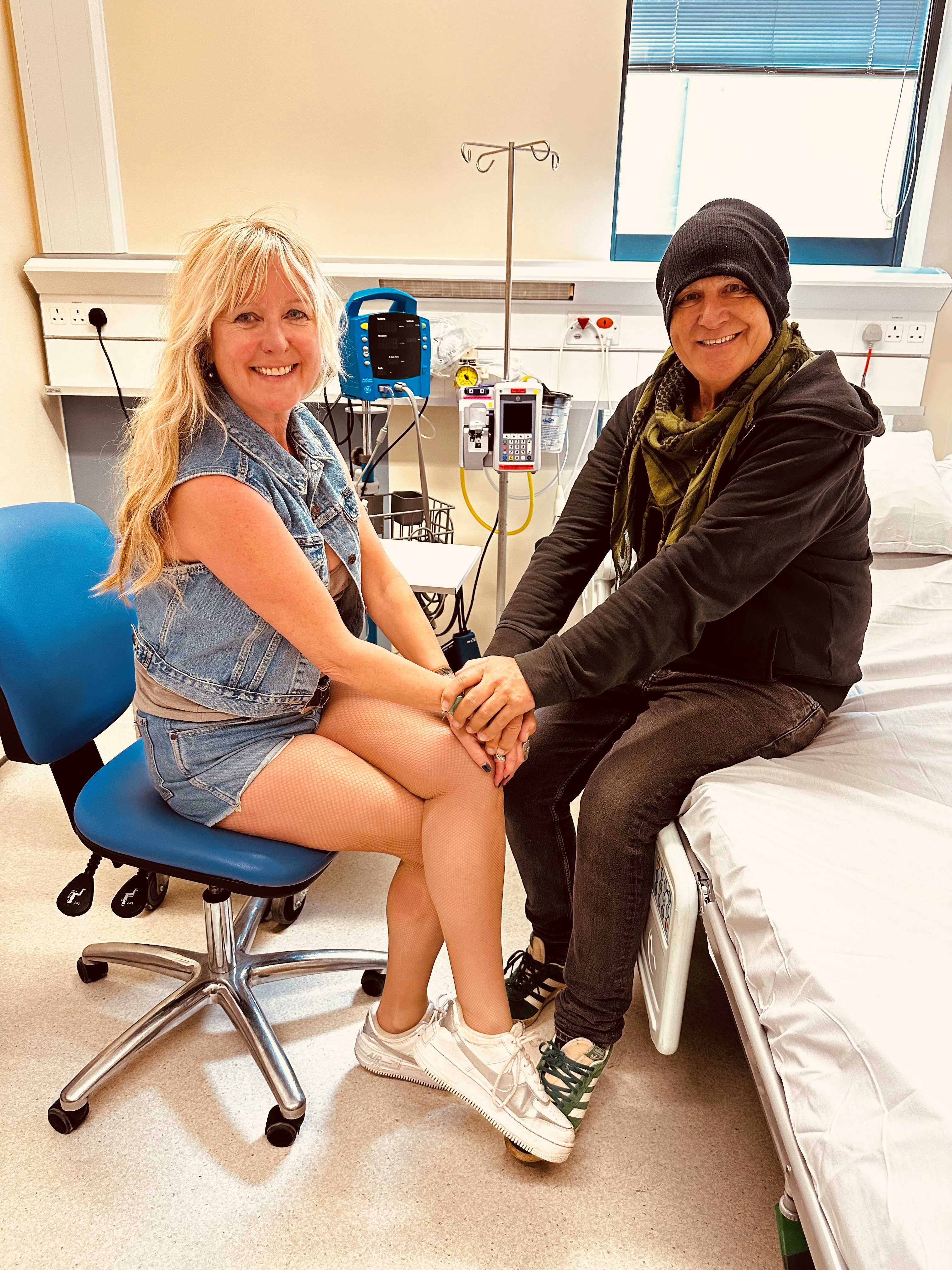 Rock star from North Wales in remission thanks to drug trial in Manchester