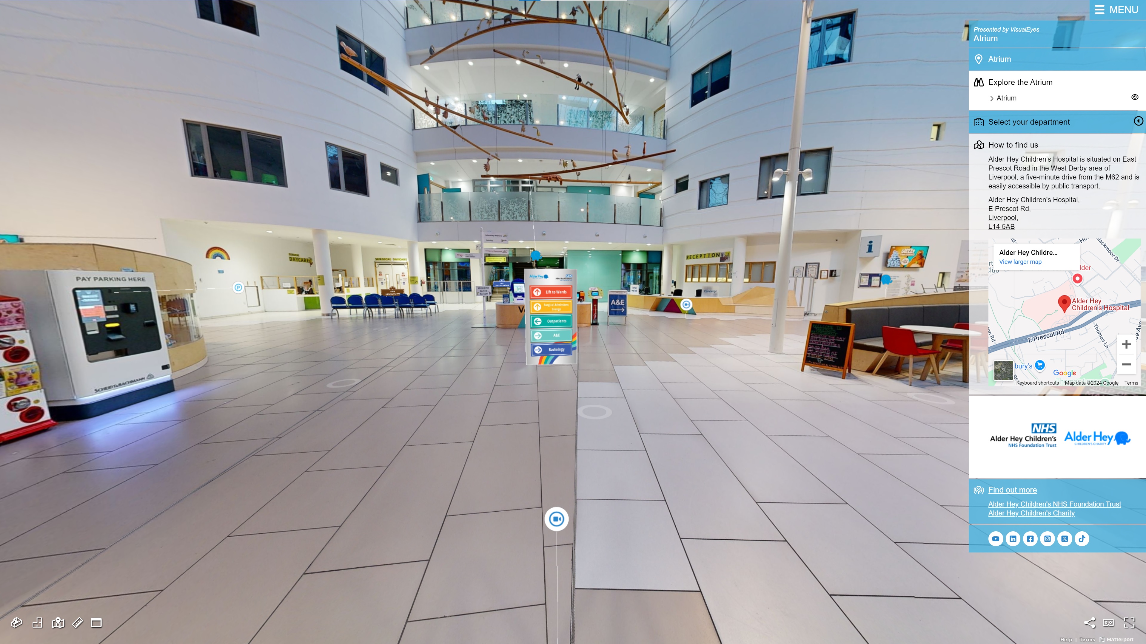 Alder Hey launches largest virtual map of hospital in Europe