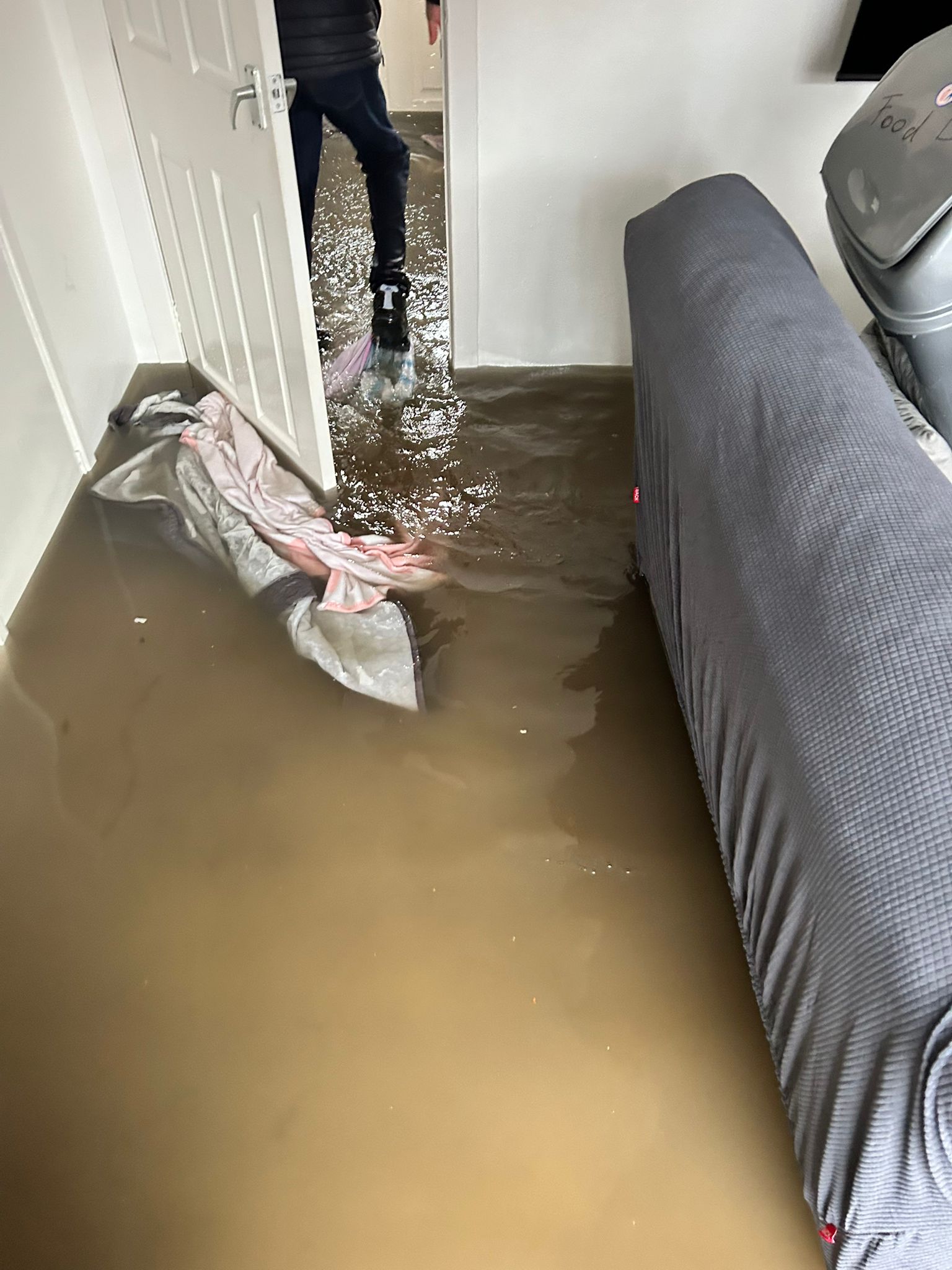 Devastating pictures reveal flood damage in Bootle