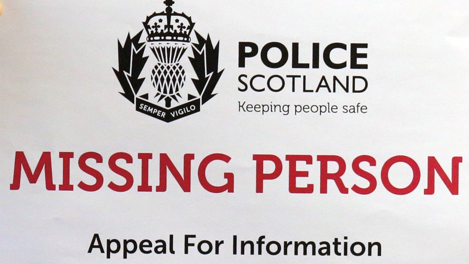 Scottish police praised for record finding missing people