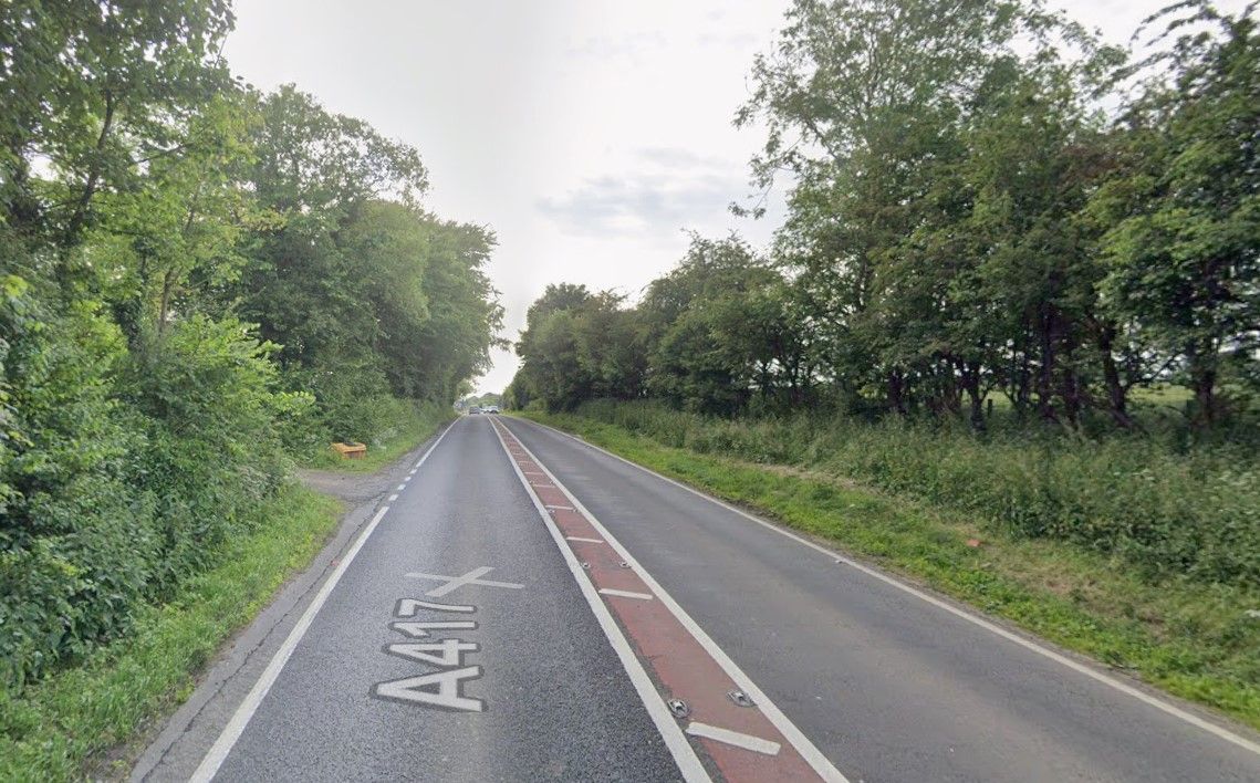 A417 partially closed following multi-vehicle collision | News ...