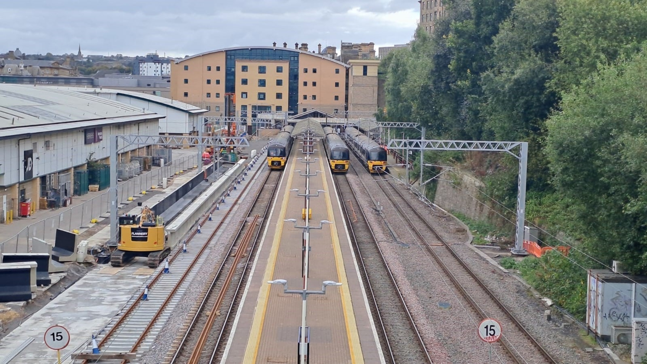 New platform at Bradford Forster Square on track for completion next ...