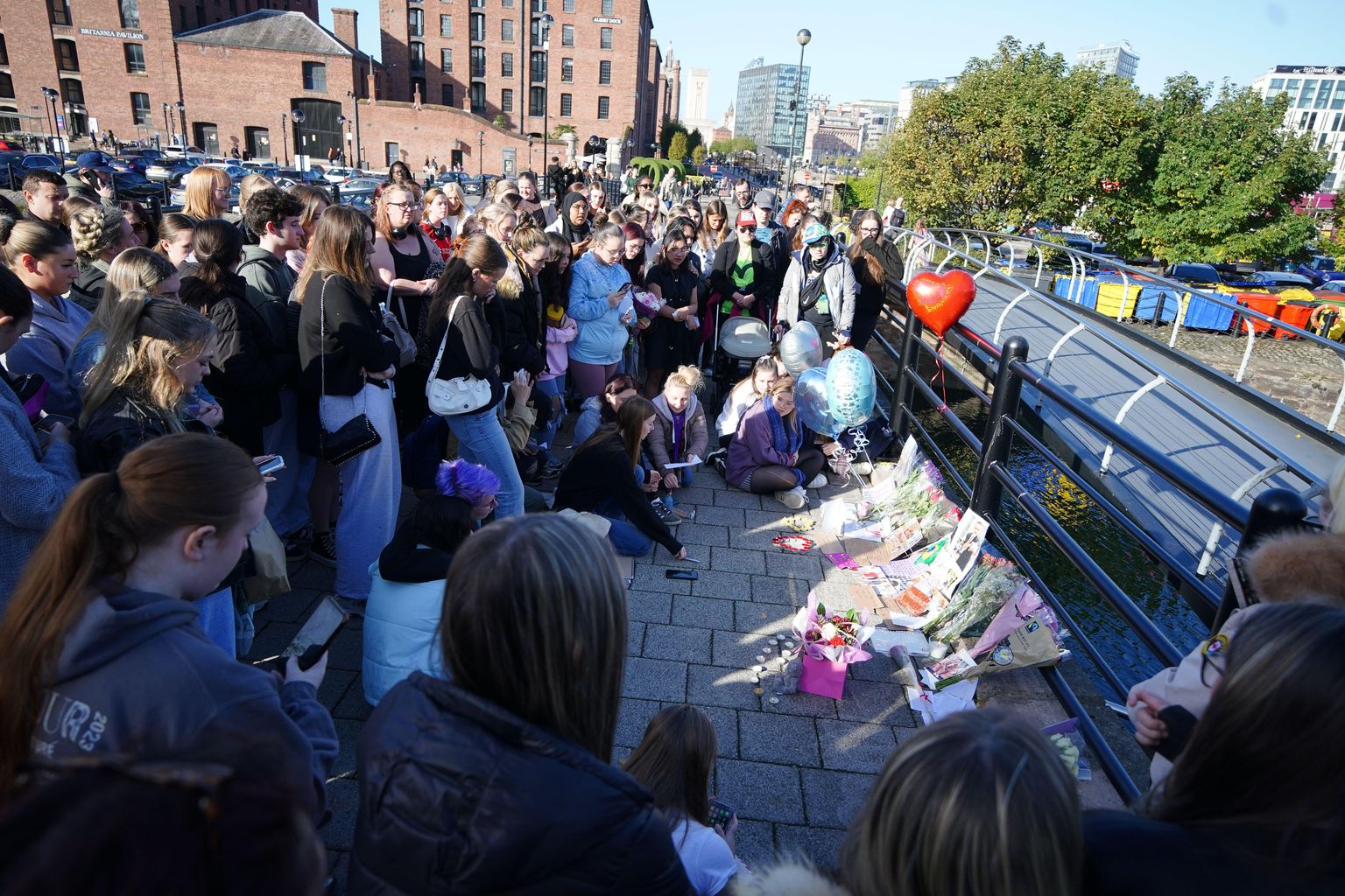 Fans gather in Liverpool to remember Liam Payne