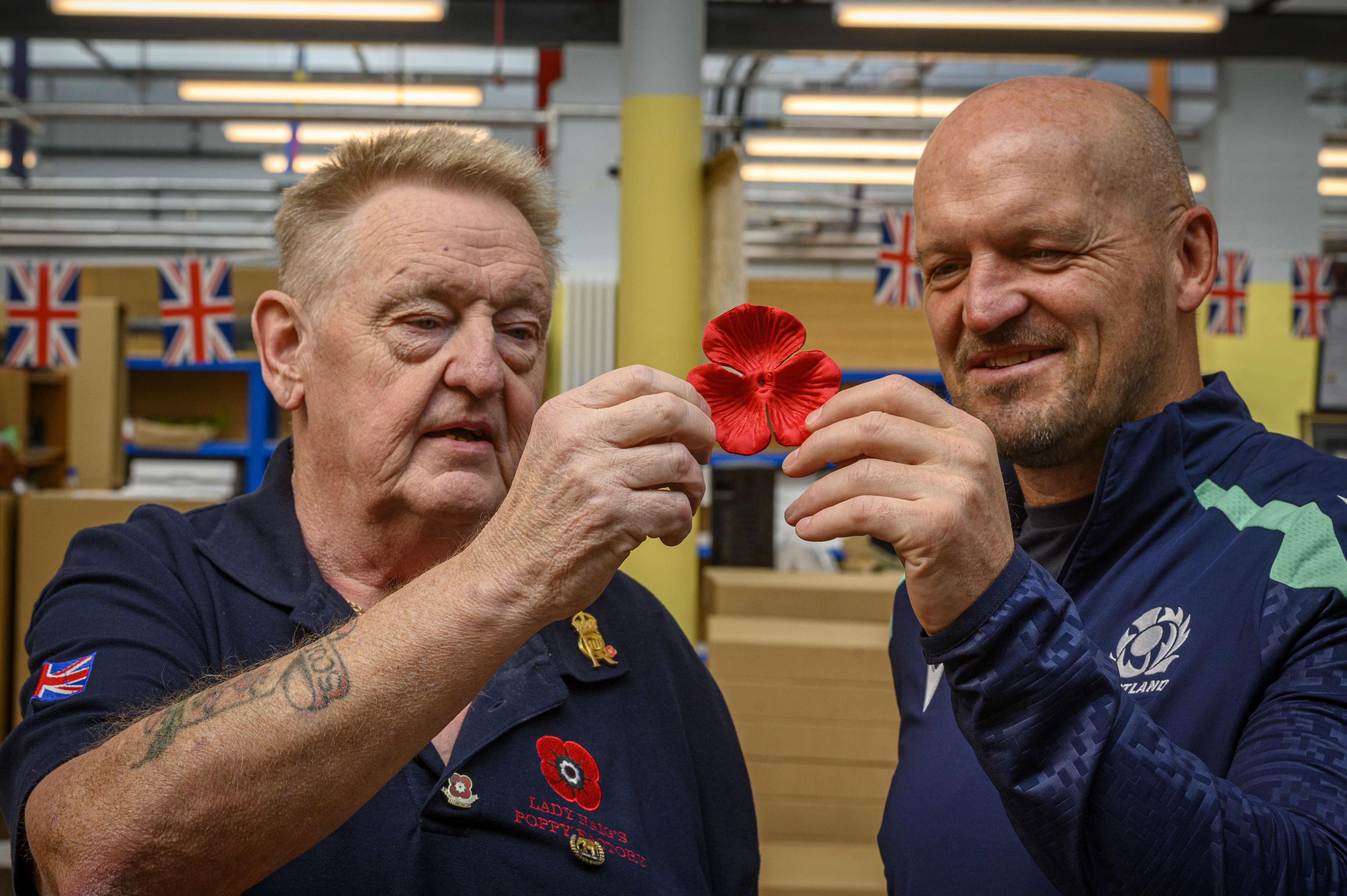 Gregor Townsend launches Scottish Poppy appeal
