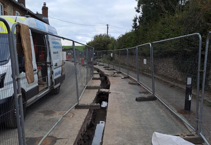 Portesham water mains replacement works finished early