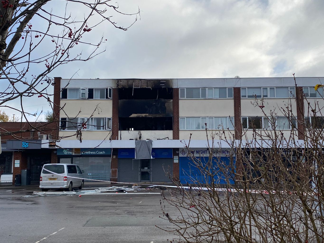 Man critical after explosion at flats in South Staffordshire