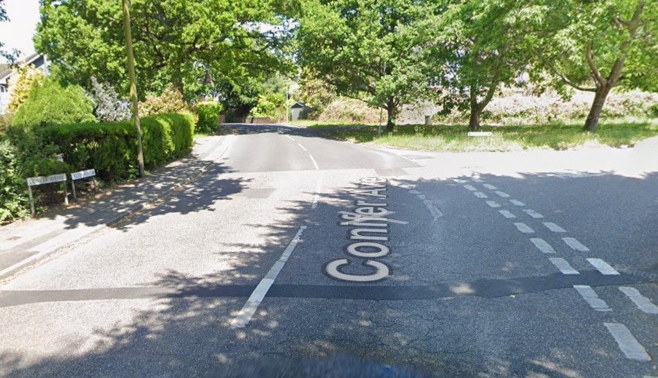 Car crashes into parked vehicle, bollard and telegraph pole in Poole