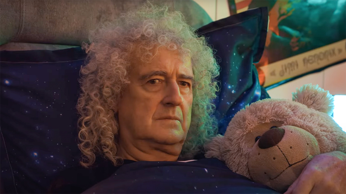 Queen’s Brian May stars with his teddy and Red Special in Talia Dean's ...