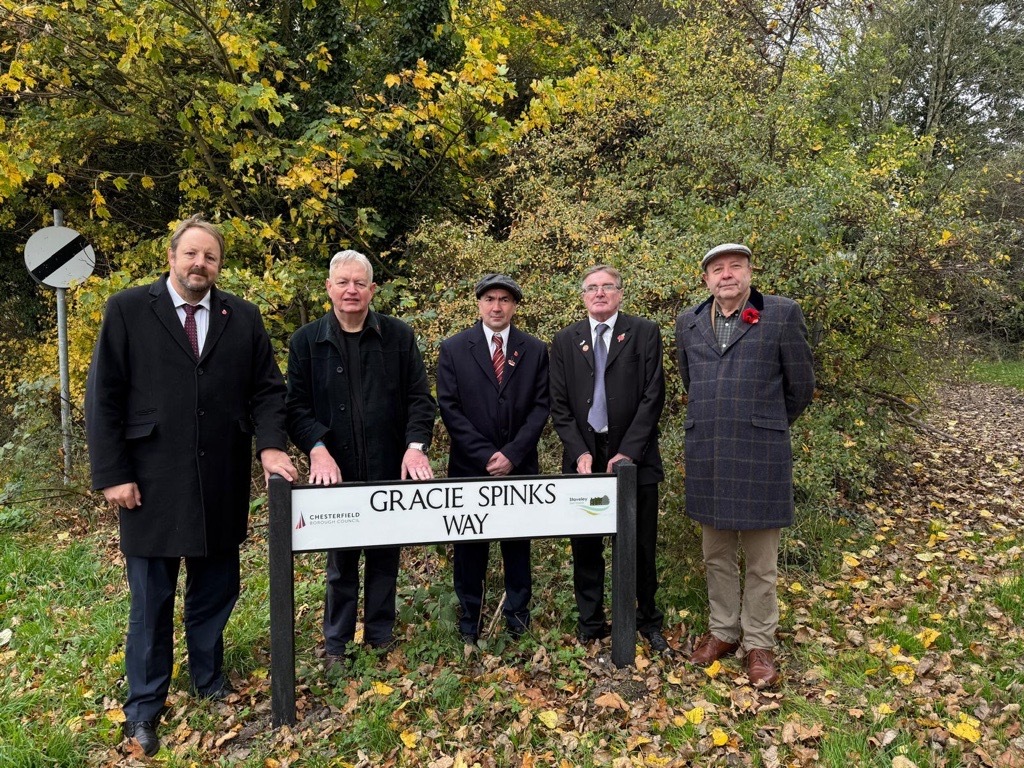 'Permanent memorial' unveiled in Duckmanton to honour Gracie Spinks ...