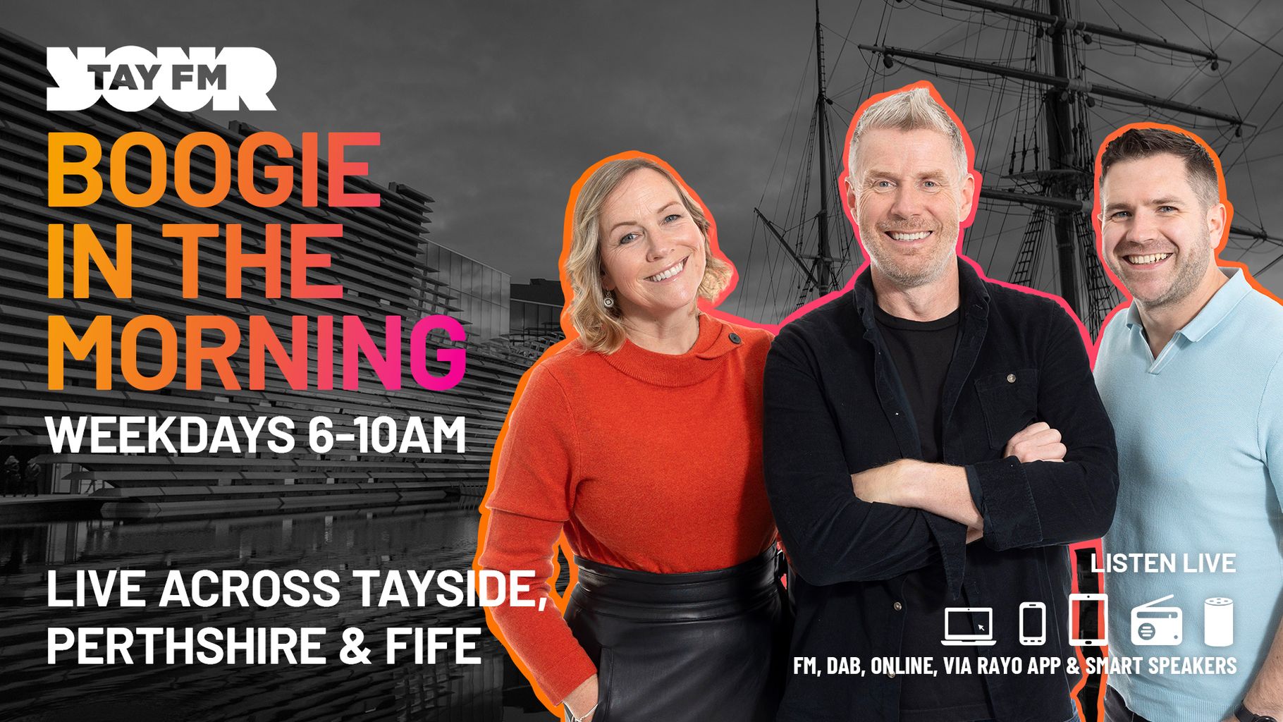 Tay FM brings Boogie in the Morning to Breakfast