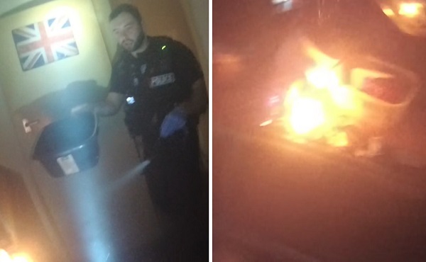 Police officers praised for saving bedbound man from Nottingham flat fire