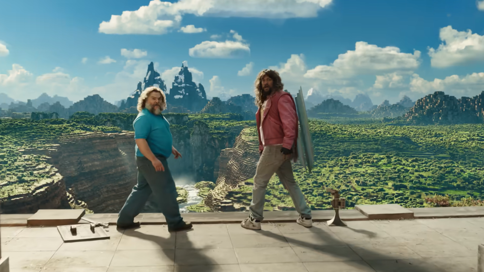A Minecraft Movie arrives in cinemas starring Jack Black and Jason Momoa