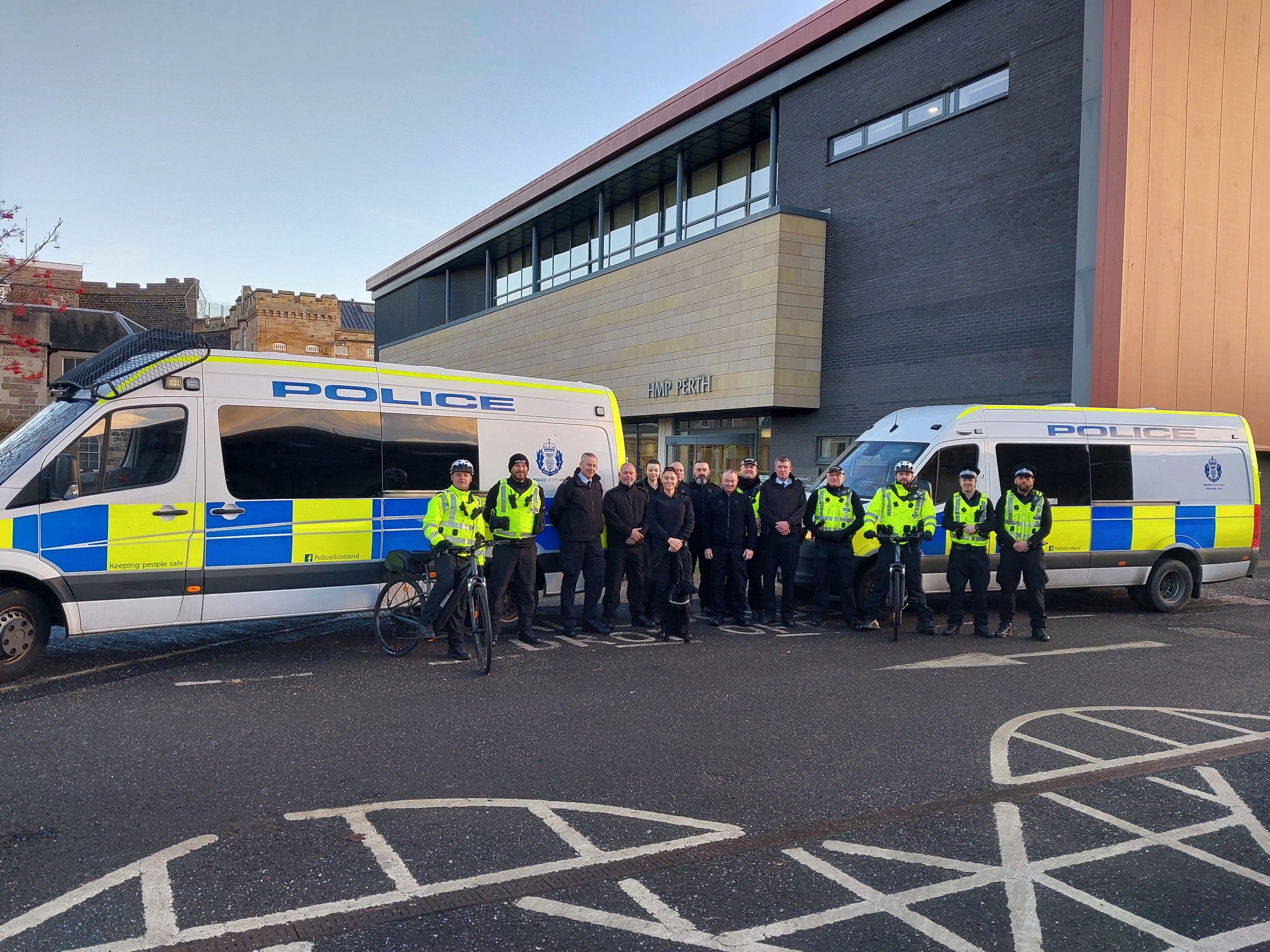 Police and Scottish Prison Service joint operation at HMP Perth | News ...