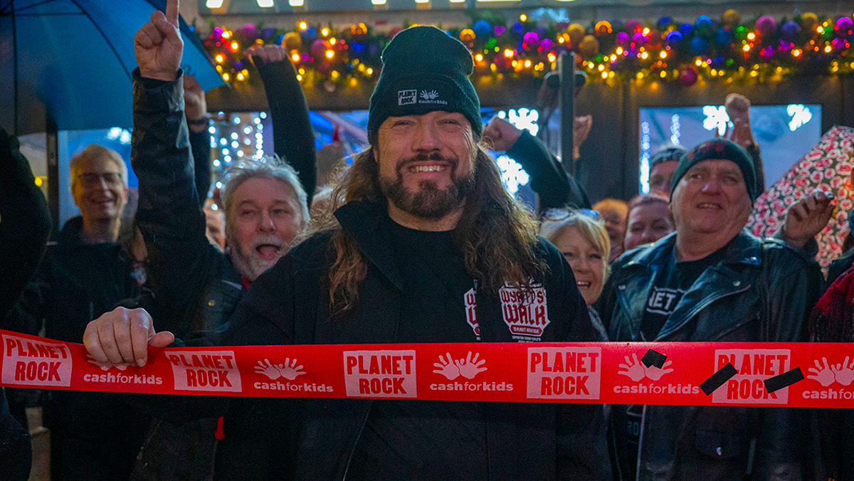 Wyatt finishes his epic 185-mile walk to Planet Rockstock