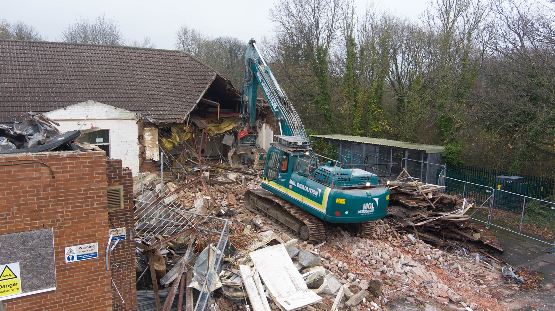 Demolition underway as part of Catterick Garrison town centre plans ...