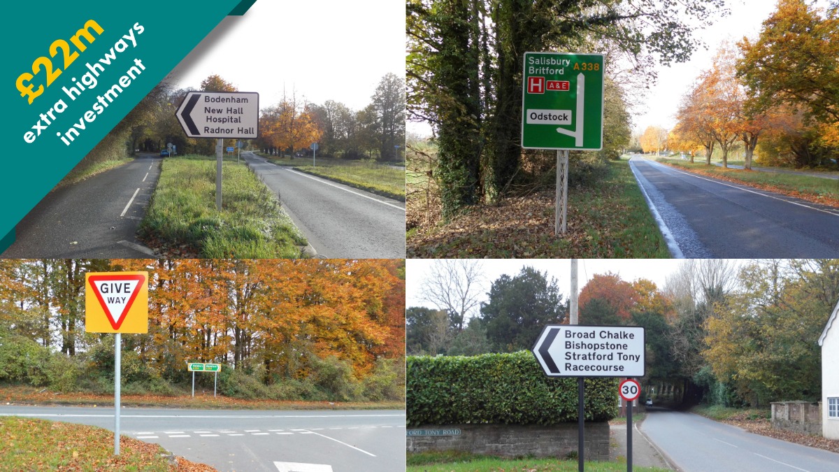 Almost 1,000 road signs updated and replaced in Wiltshire