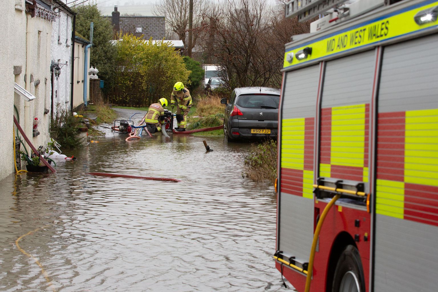 Storm Darragh: The clean-up continues across Wales
