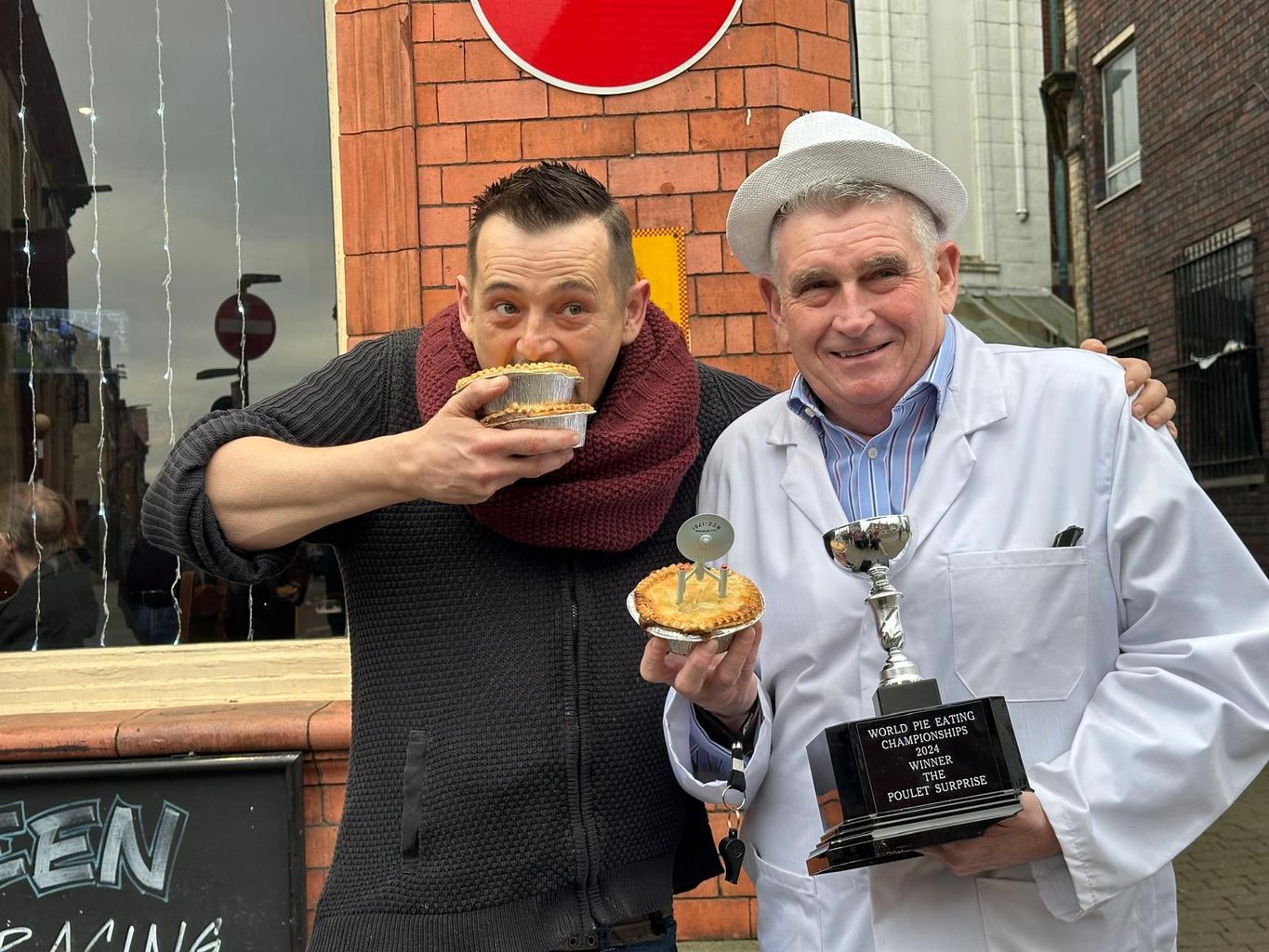 Bury man named World Pie Eating Champion