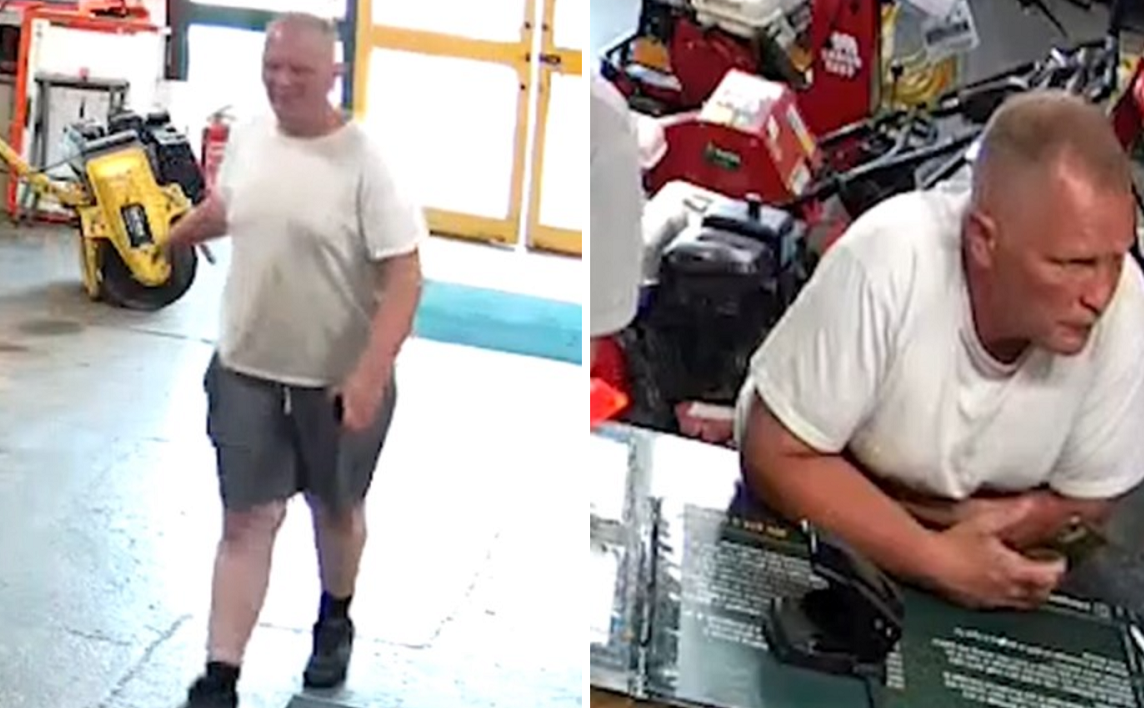 CCTV released after theft from Wimborne tool hire store