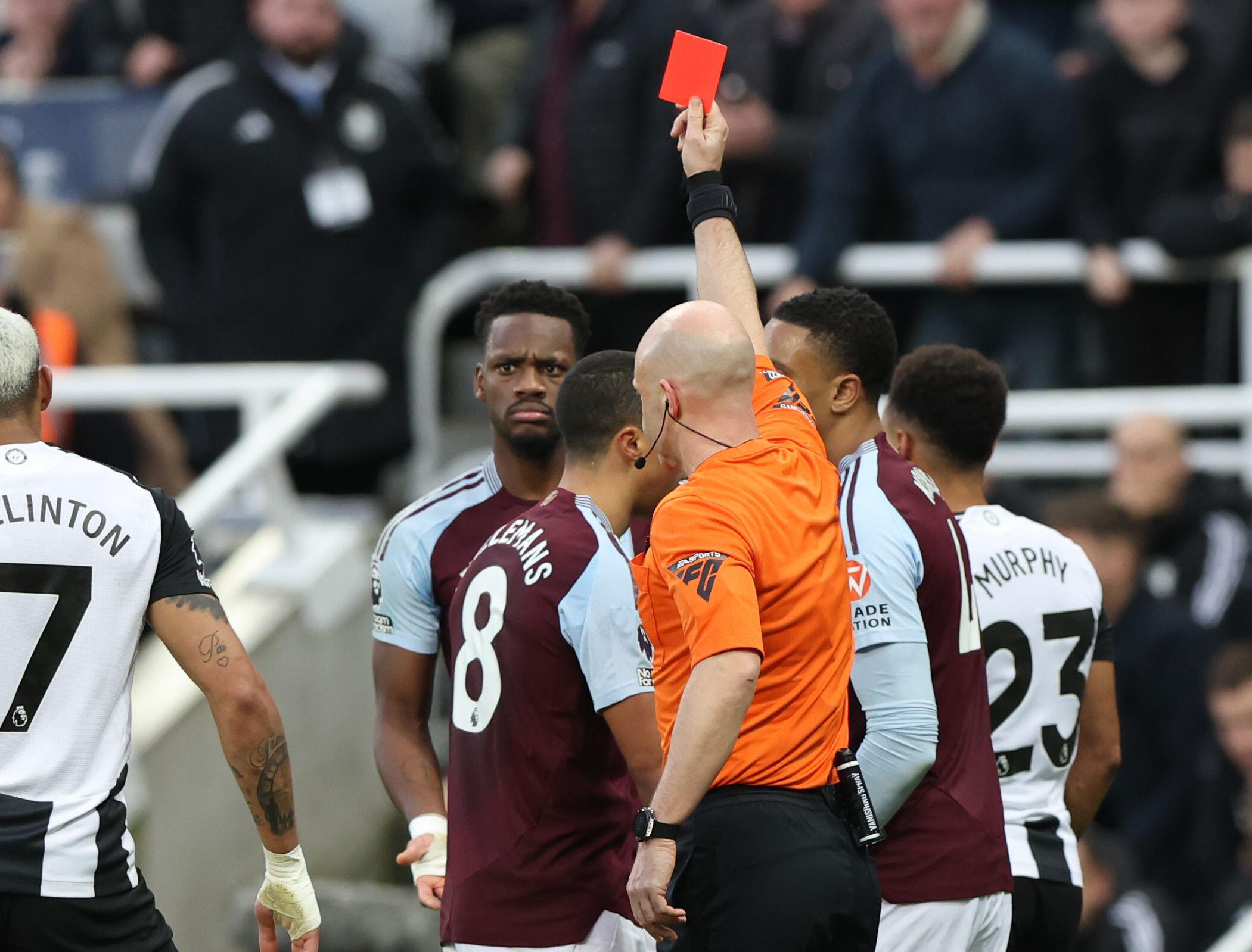 Aston Villa fail in bid to have Jhon Duran red card overturned | News ...