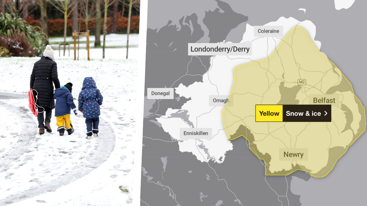 Snow & ice warning issued this weekend for Northern Ireland