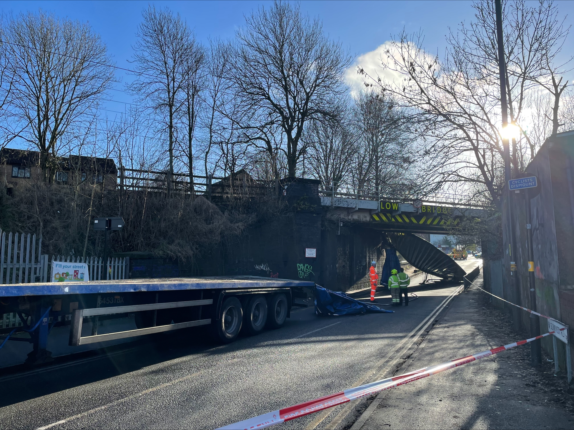 Railway bridge struck again for the third time in a week | News - Hits ...