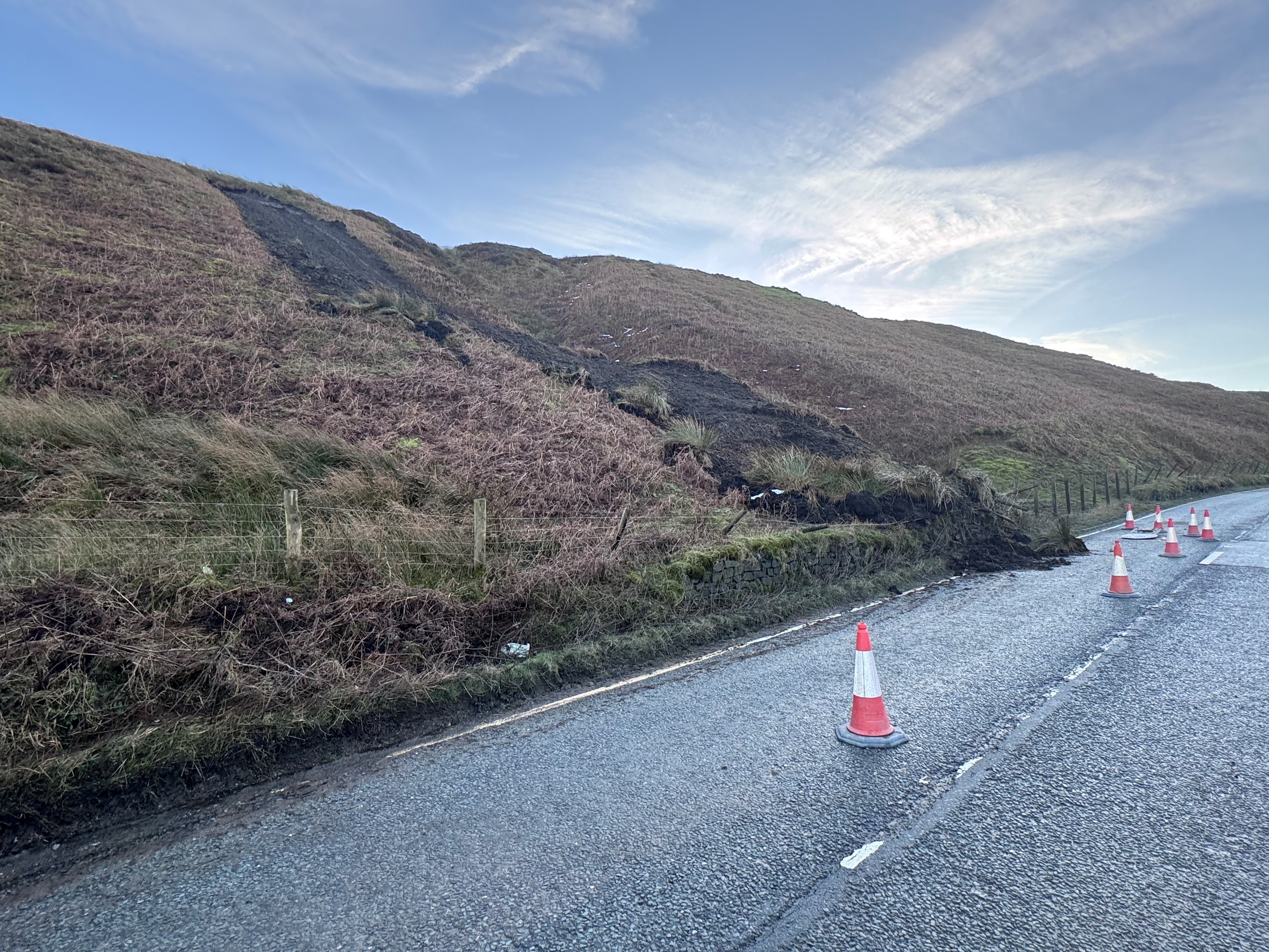 Repair work to start to key North Yorkshire route affected by landslip