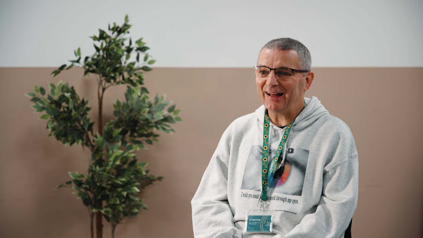 Autism activist attempting hugging world record in Poole today