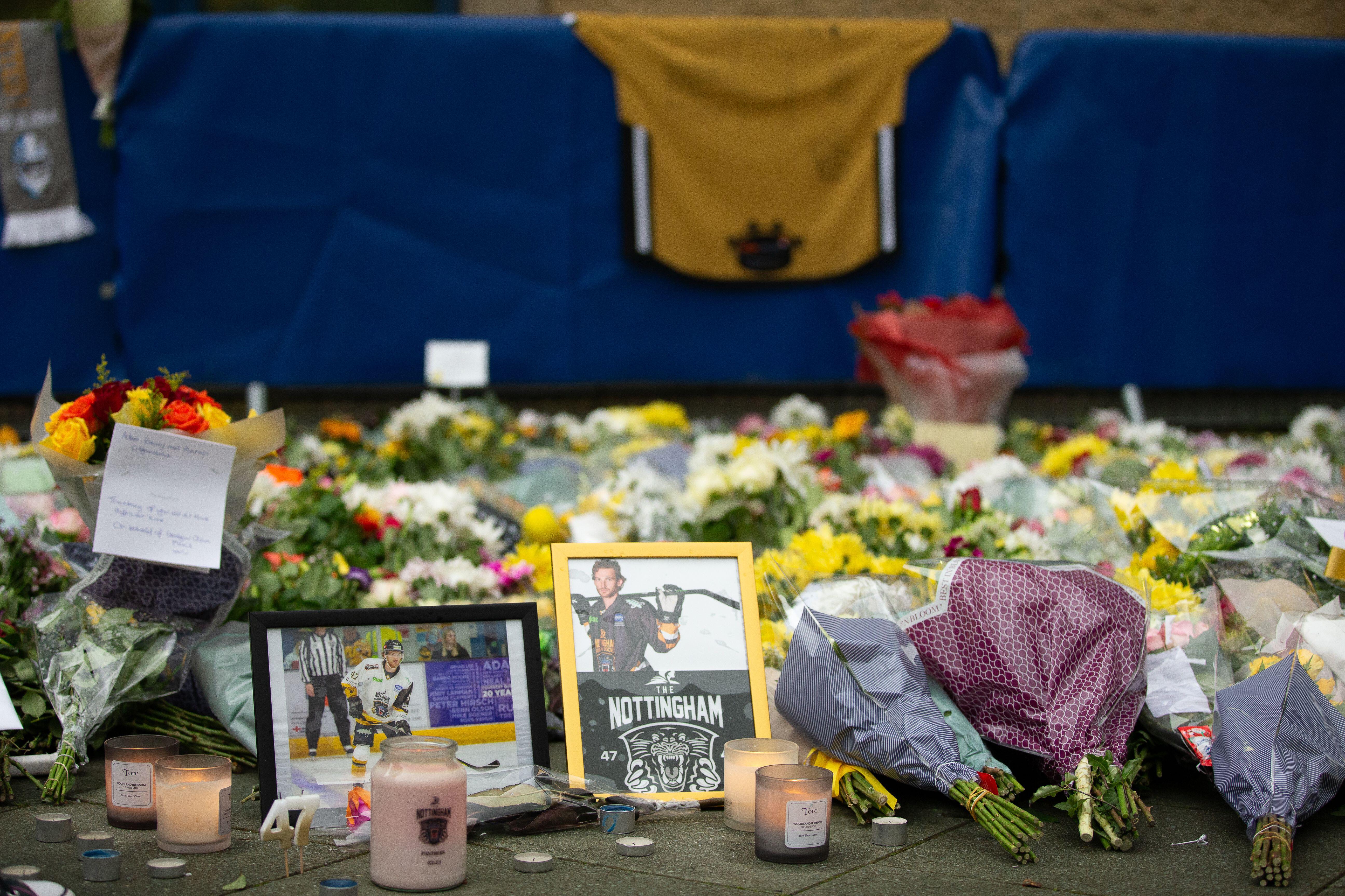 Man arrested after death of Nottingham Panthers' Adam Johnson in ...