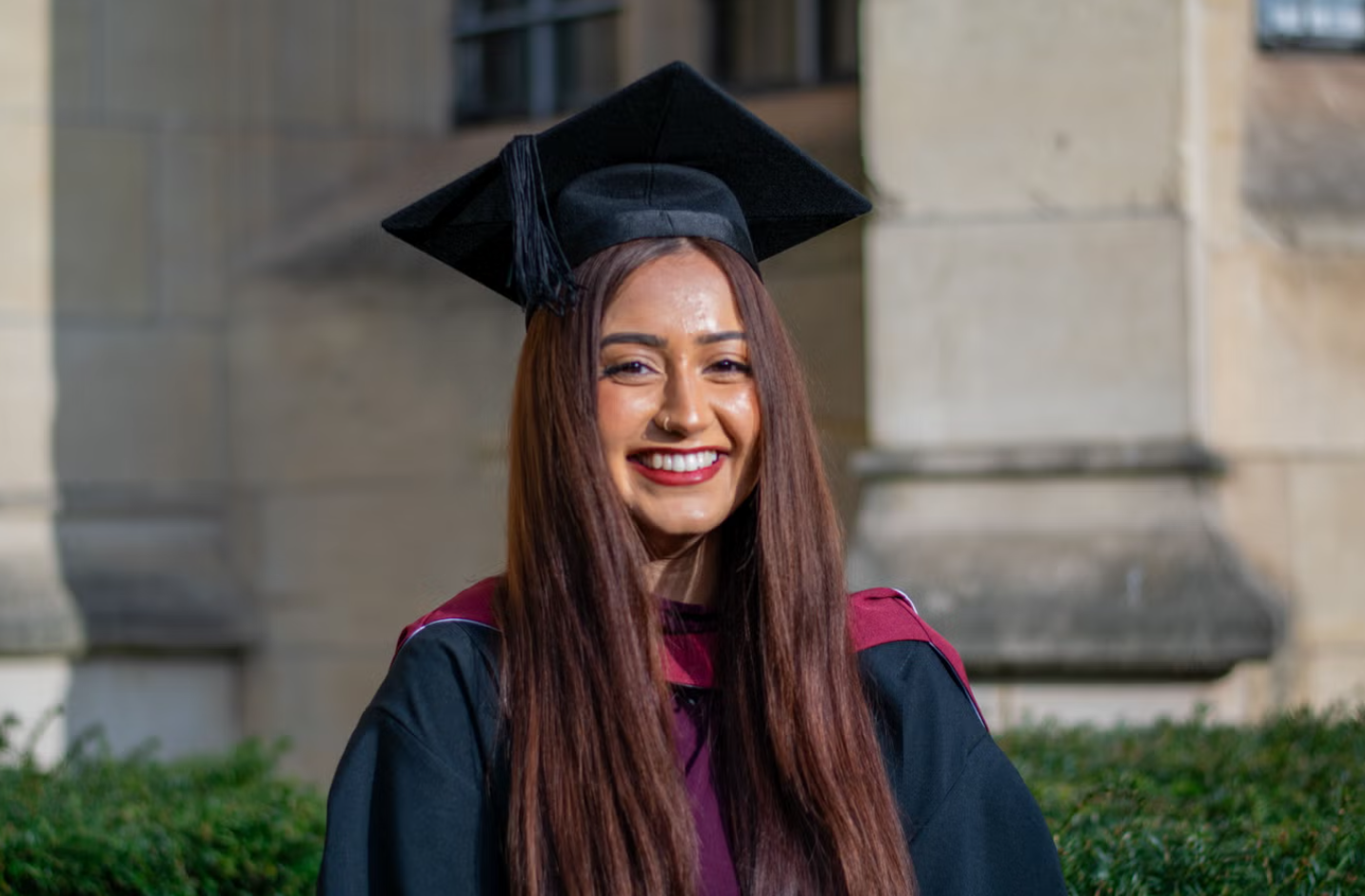 Inspiring graduate was first in her family to go to school after ...