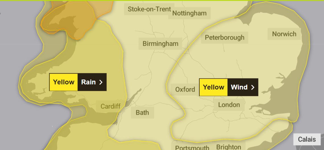 Yellow weather warning for wind in place across East Anglia
