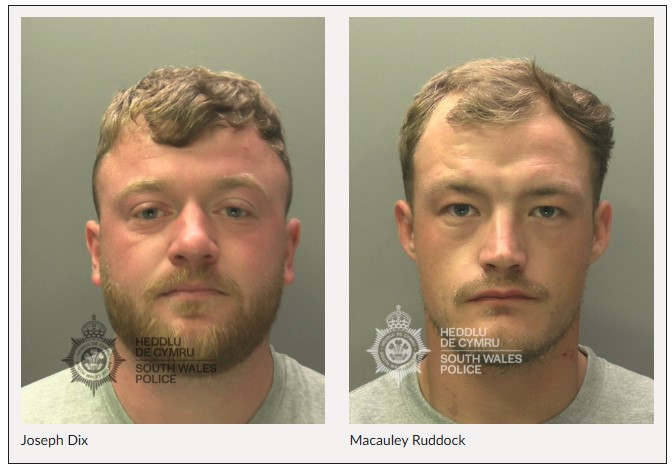 Two men from Somerset jailed for murder of man from Falkirk in Swansea