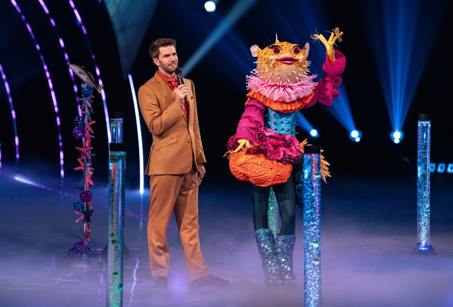 The Masked Singer Series 6: Who do fans think is behind Pufferfish's mask?