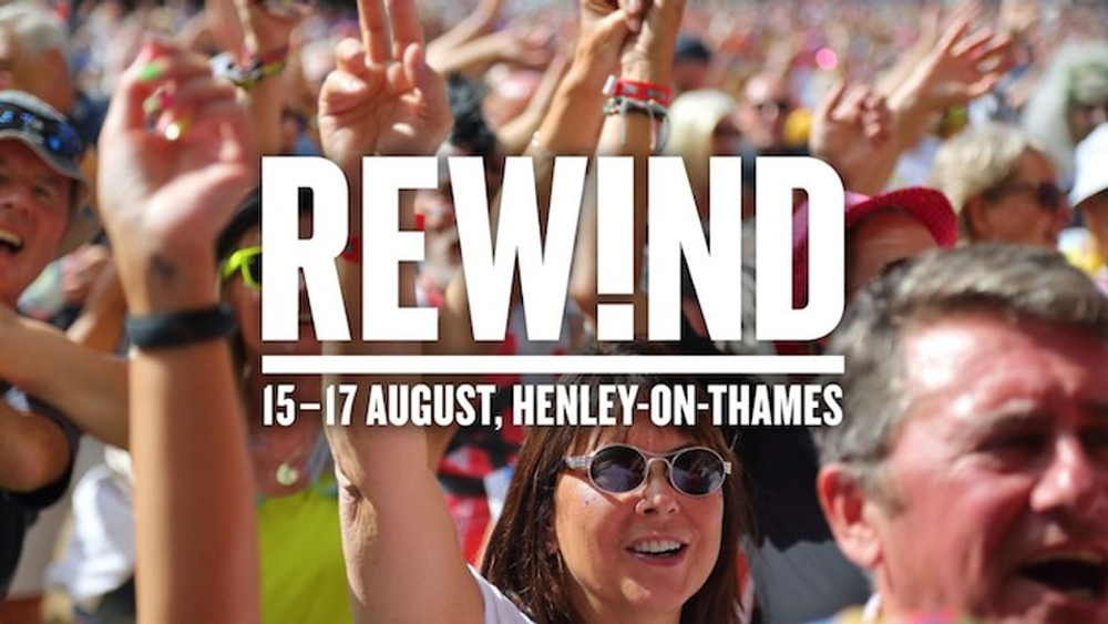 Who is performing at Rewind Festival and how to get tickets