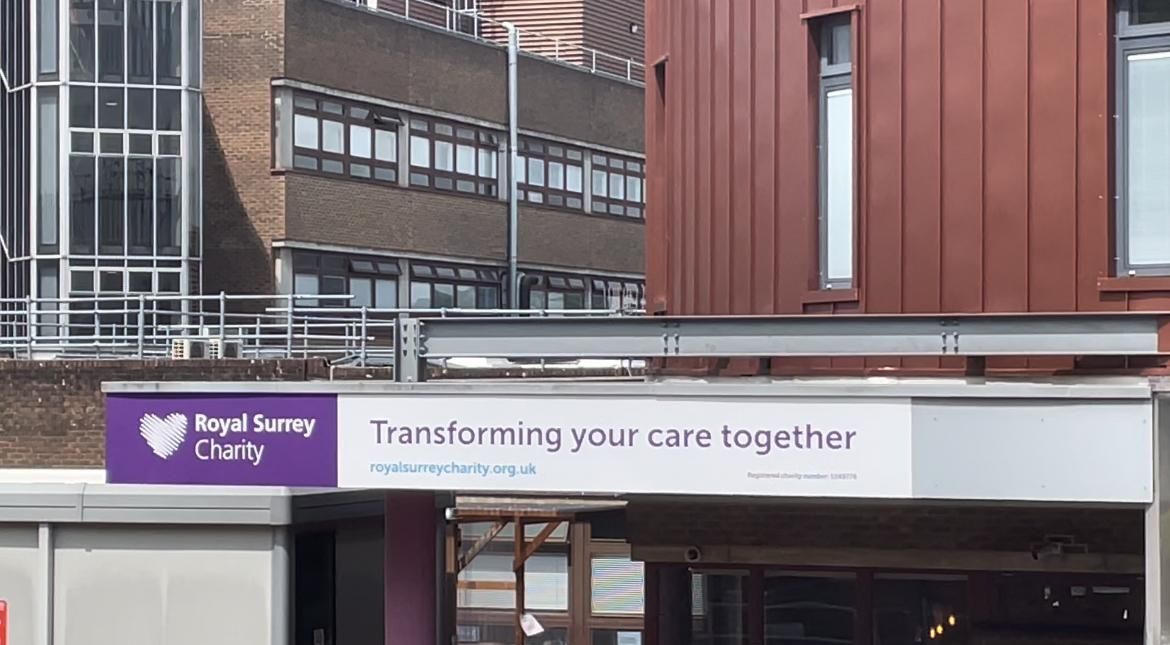 Woman raising money for Royal Surrey Chemotherapy Ward as thank you for ...