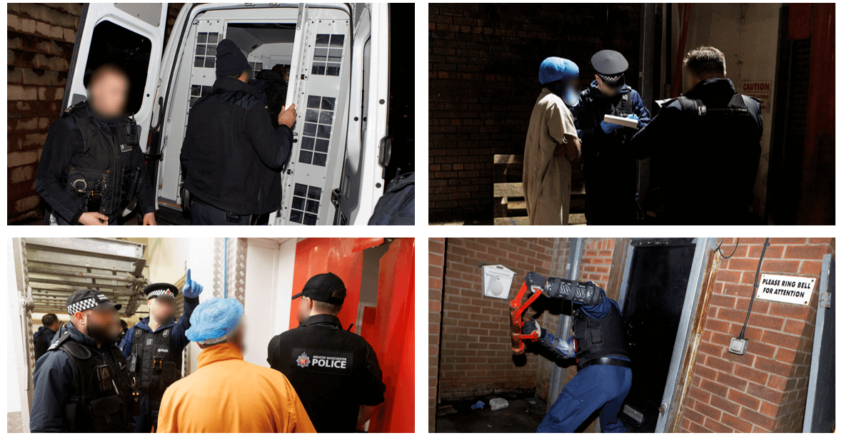 Four arrested after Stockport abattoir raided in anti-slavery investigation