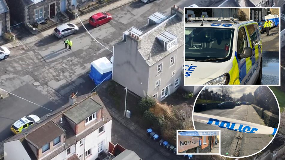 Part of Peebles sealed off after pensioner found 'unresponsive'