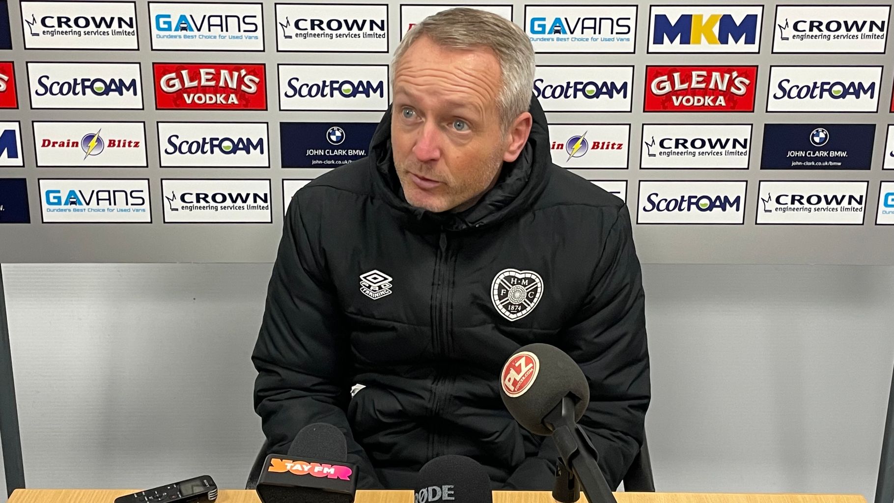 Neil Critchley warns against complacency after Hearts hammer Dundee.