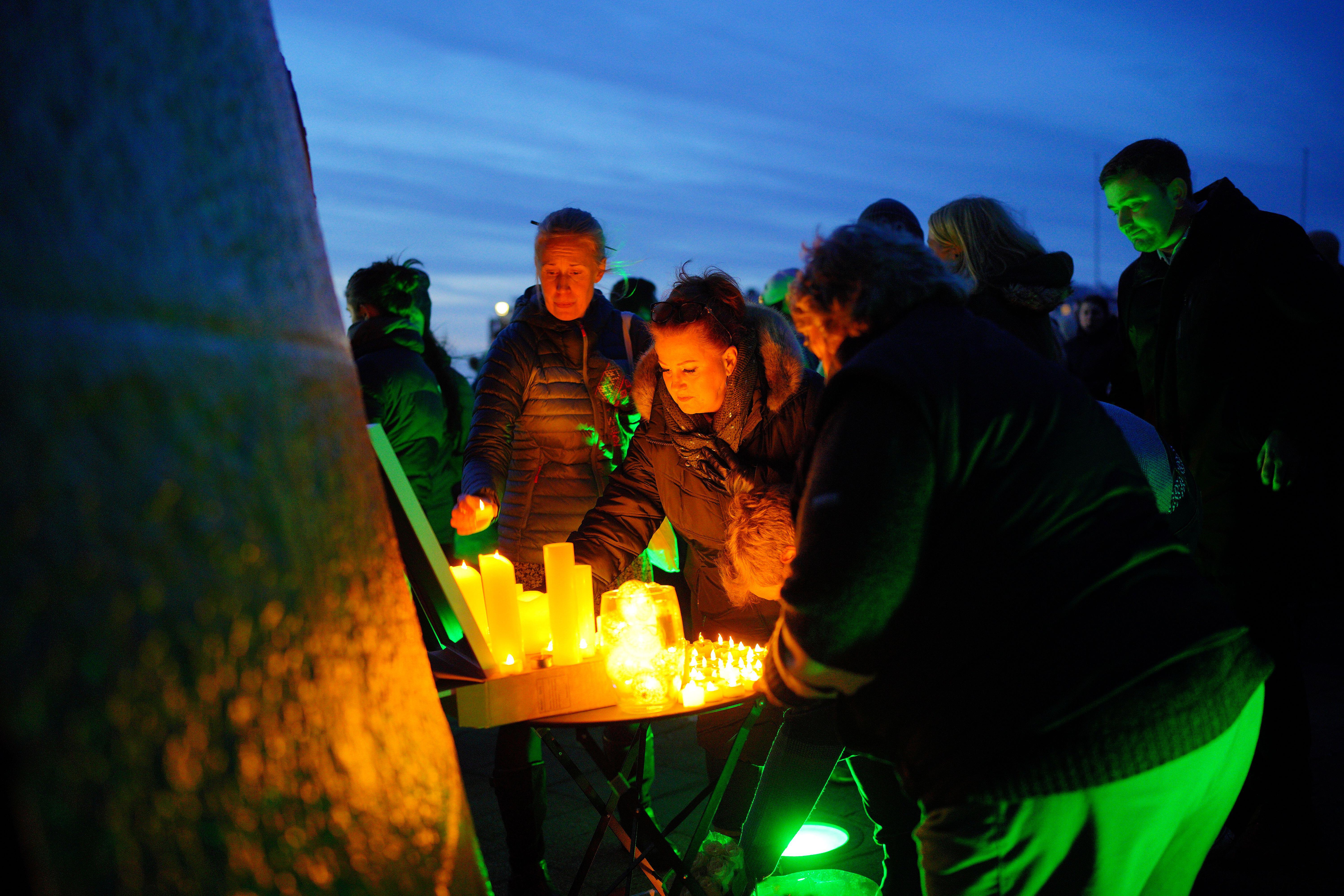 Hundreds mourn university lecturer Claire Chick at candlelit vigil in ...